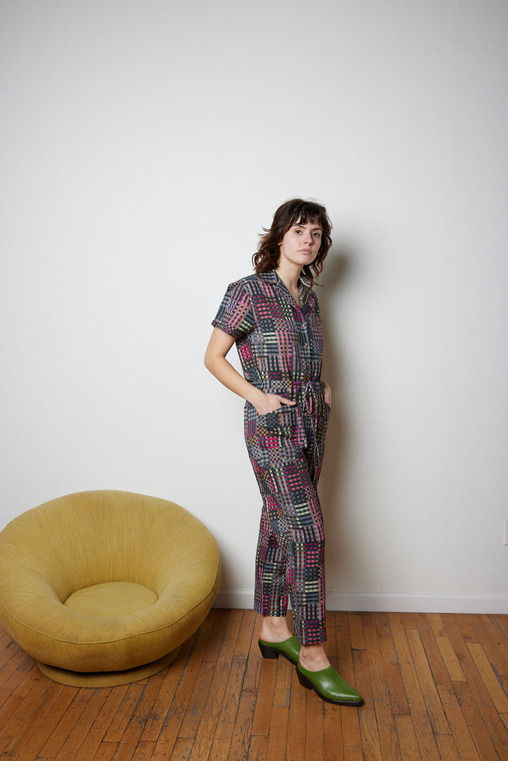 RAY JUMPSUIT | NIGHT RUBIX – Rujuta Sheth