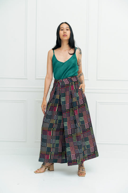 Buy Frida Pants | Night Rubix Print Bottoms – Rujuta Sheth